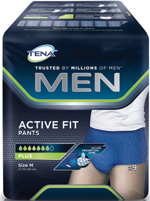 TENA Men Active Fit Incontinence Pants (M) - Ctn/2