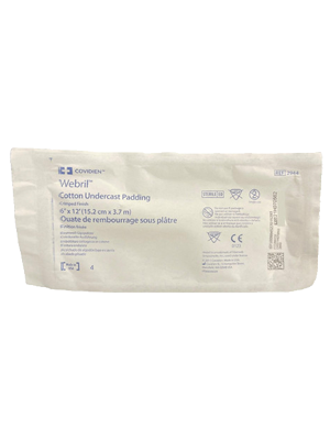 Webril™ Cotton Crimped Finish Undercast Padding 15.2cm x 3.7m – Ctn/24